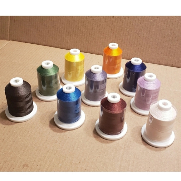 Art | Brother Pacesetter Polyester Embroidery Thread Spools Set 11100yd ...